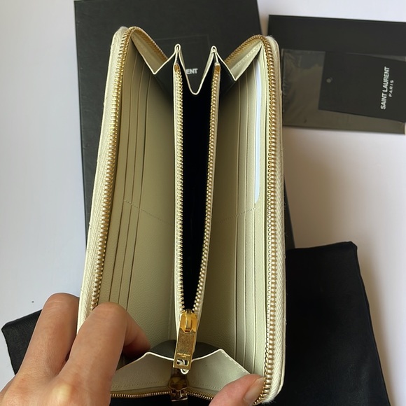 Yves Saint Laurent | Bags | Ysl Zipped Around Long Wallet | Poshmark